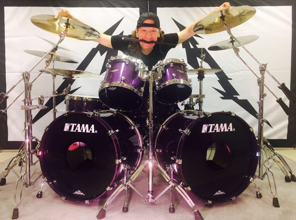 Zildjian Cymbal Setup von Lars Ulrich bei der MY'TALLICA Tribute Band