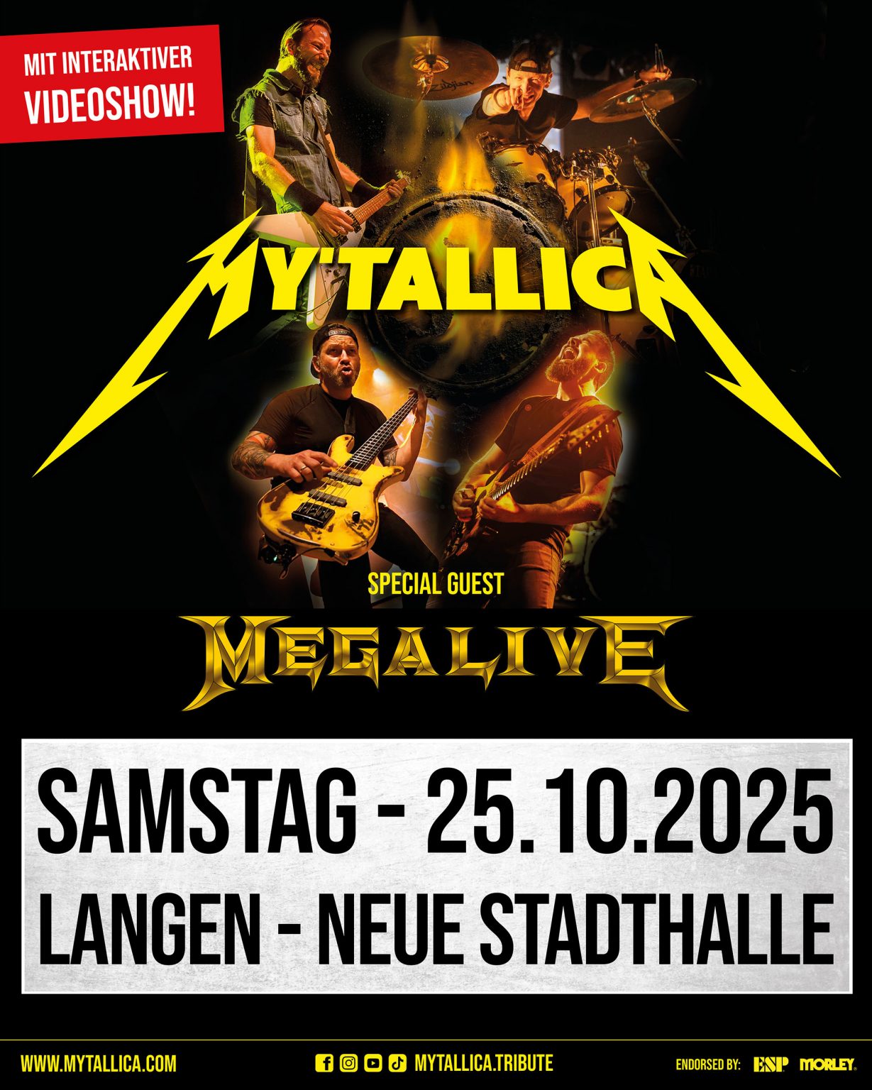 MY'TALLICA Tourdaten 2025 - METALLICA Tribute Band MY’TALLICA